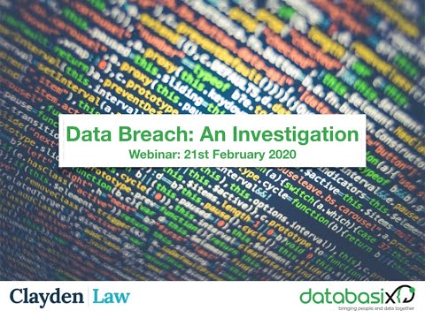 Data Breach An Investigation
