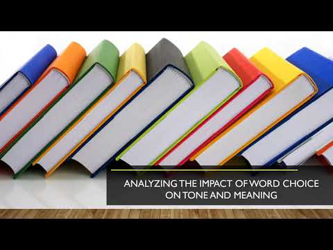 Analyzing Word Choice Impact on Tone and Meaning
