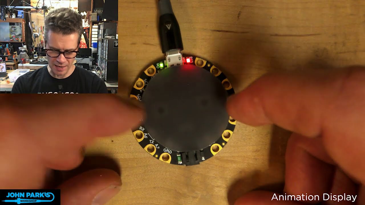 MakeCode Minute: Button Echo @adafruit @johnedgarpark #adafruit @MSMakeCode #makecode