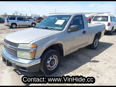 VIN: 1GCCS148658239350 - 2005 Chevrolet Colorado