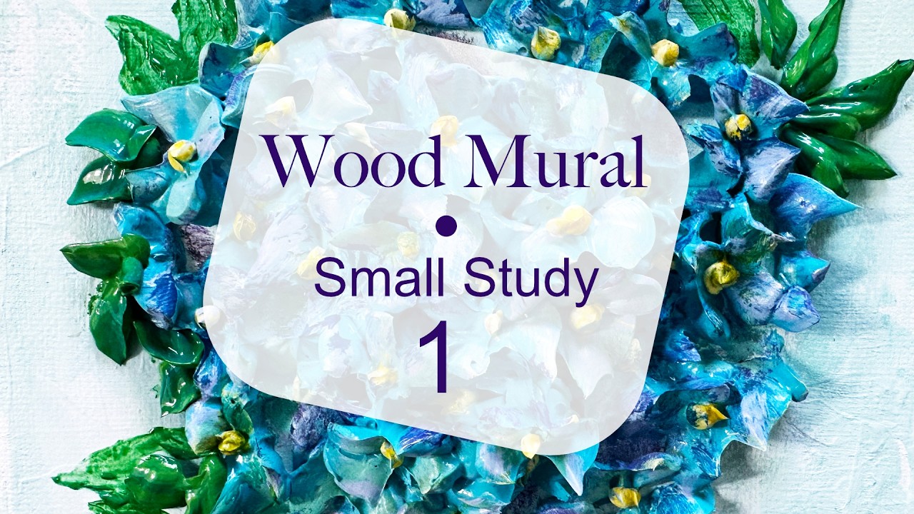 Wood Mural First Small Study Process