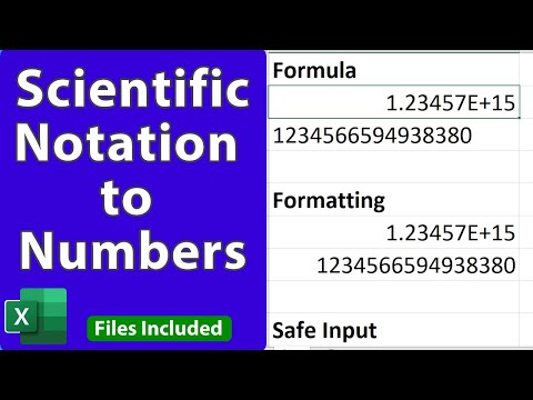 Convert Scientific Notation to Numbers in Excel (3 Ways) - EQ 97