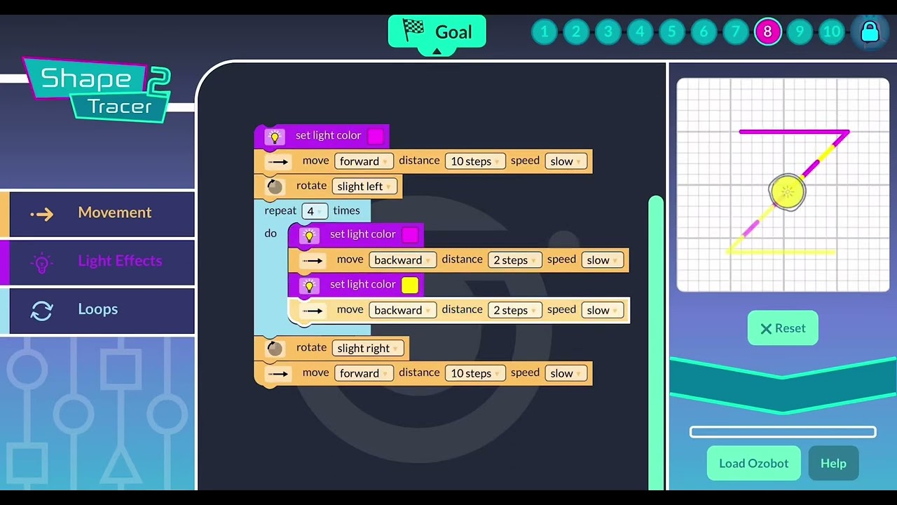 Shape Tracer 2 Level 8 Gold