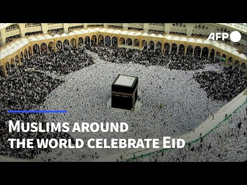 Muslims around the world celebrate Eid, marking end of Ramadan | AFP