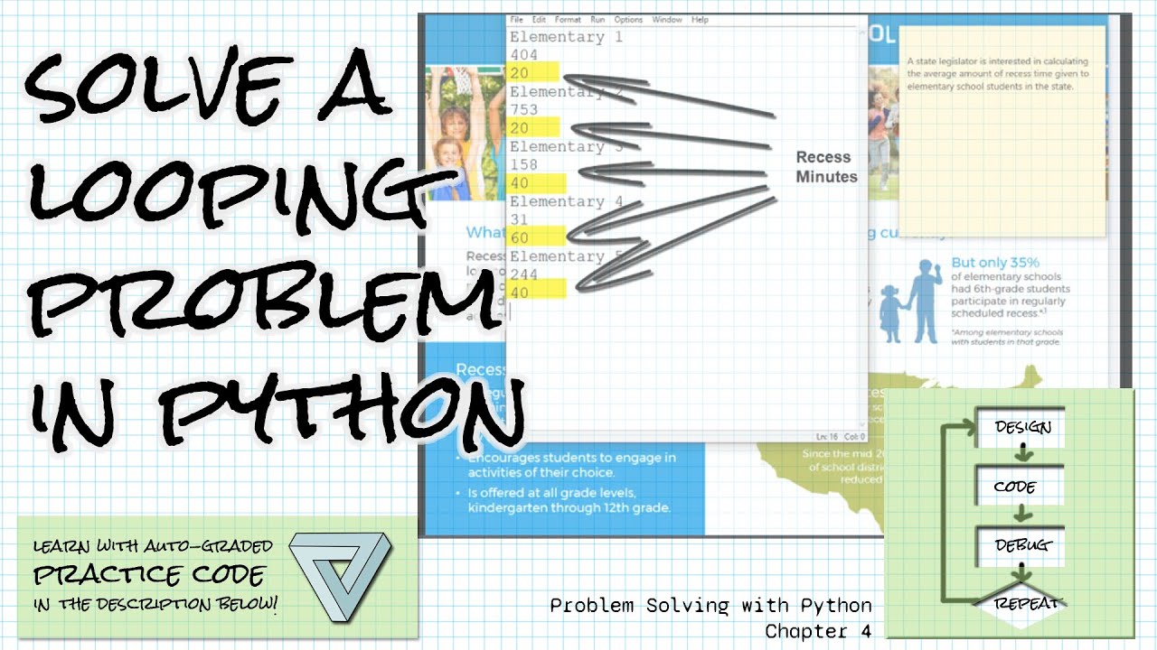 Solving a looping / file problem; Problem Solving with Python Ch 4 Programming