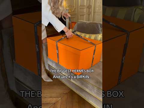 Unboxing birkin 40. The biggest birkin Iโve ever seen!๐#hermesunboxing #birkin40 #birkin #unboxing