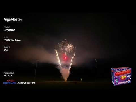 Gigablaster 480-Shot Intense Pyro Barrage