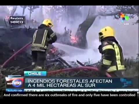 Raging Wildfires Destroy Thousands of Acres of Chilean Forests « Fire Earth