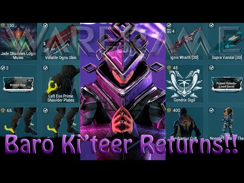 Warframe - Baro Ki'Teer Returns! [30th May 2025]
