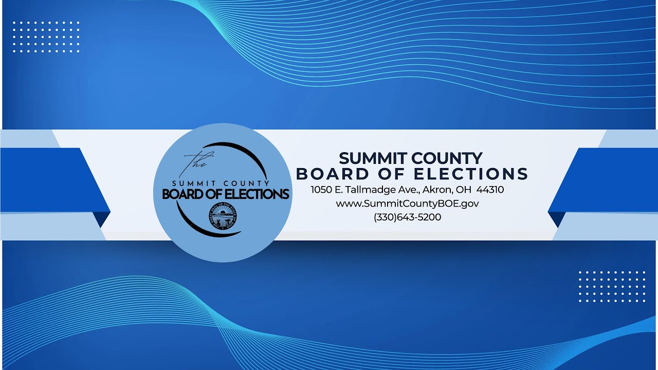 Summit County Board of Elections Board Meeting 04.07.2026