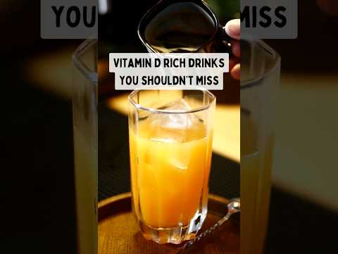 Vitamin D Rich Drinks For A Good Health #foodshorts #vitamin #healthyeating