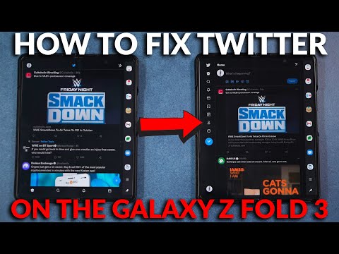 How To Fix Twitter On The Samsung Galaxy Z Fold 3 & Any Android Tablet - Tips and Tricks