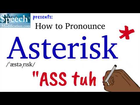 How to Pronounce Asterisk *