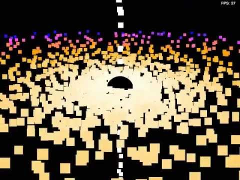 HTML5 Canvas: 3d Black Hole