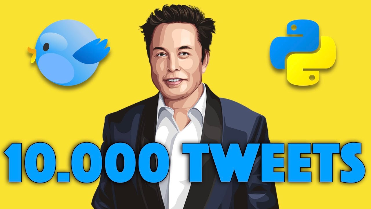 How to get TWITTER data and analyze it using Python [ELON MUSK GIGACHAD VERSION]