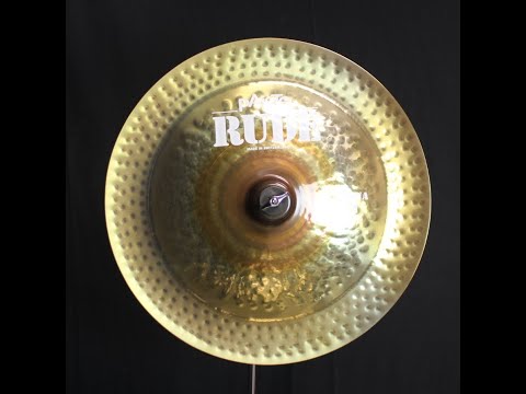 Paiste 18" Rude China - 1375g (video demo) | Reverb
