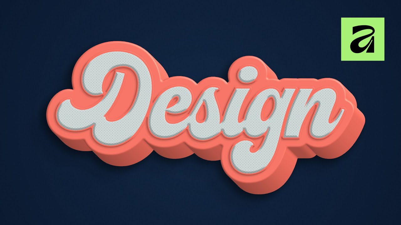 Affinity Tutorial: Create Realistic 3D Text Effect in Affinity 3