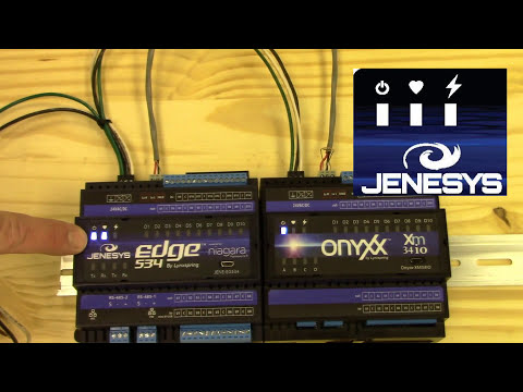 How to Wire Power & Communication Between JENEsys® EdgeTM 534 and Onyxx® XM 34IO Controllers
