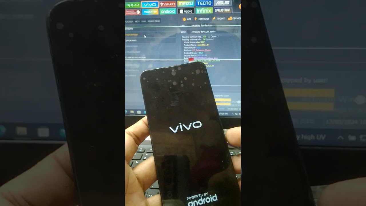 #vivo y91 frp test point done in unlocktool