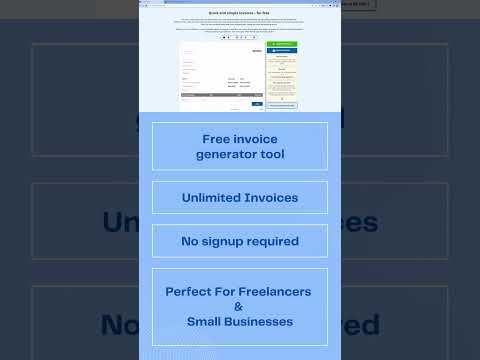 Free Tool Of The Day : Createinvoice.online (Invoice generator)