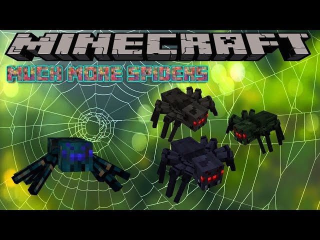 Much More Spiders Reborn Minecraft Mod