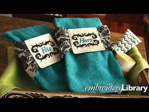 Embroidered Towel Cozies