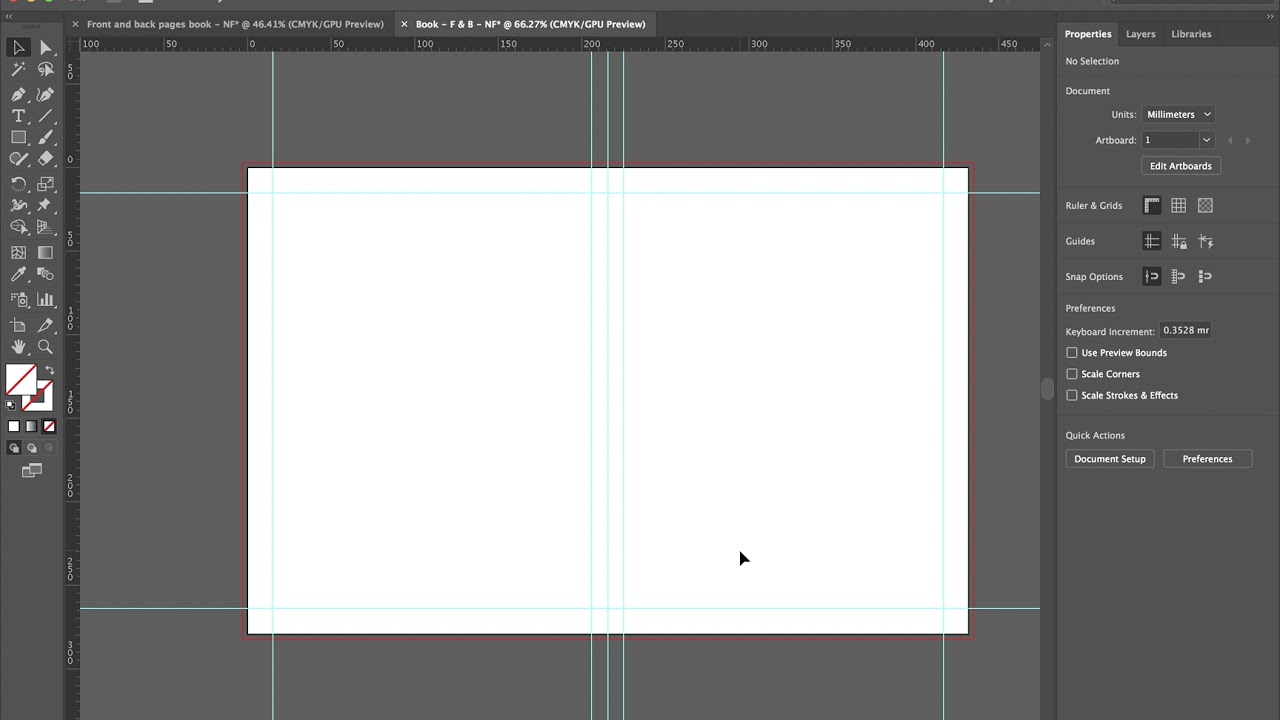 Page layout - Educational Book - Illustrator.