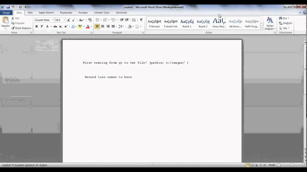 Qt and Qfile command