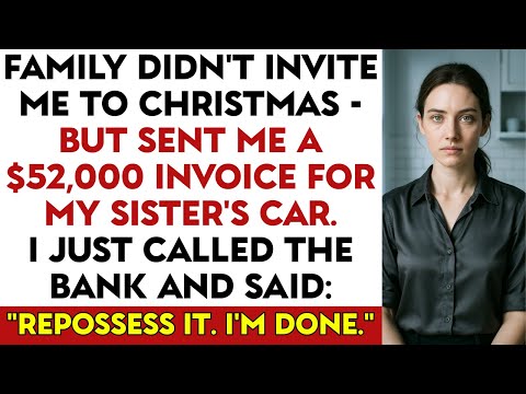 Family Didn’t Invite Me To The Christmas, But Sent Me A $52,000 Invoice For My Sister’s Car So I...