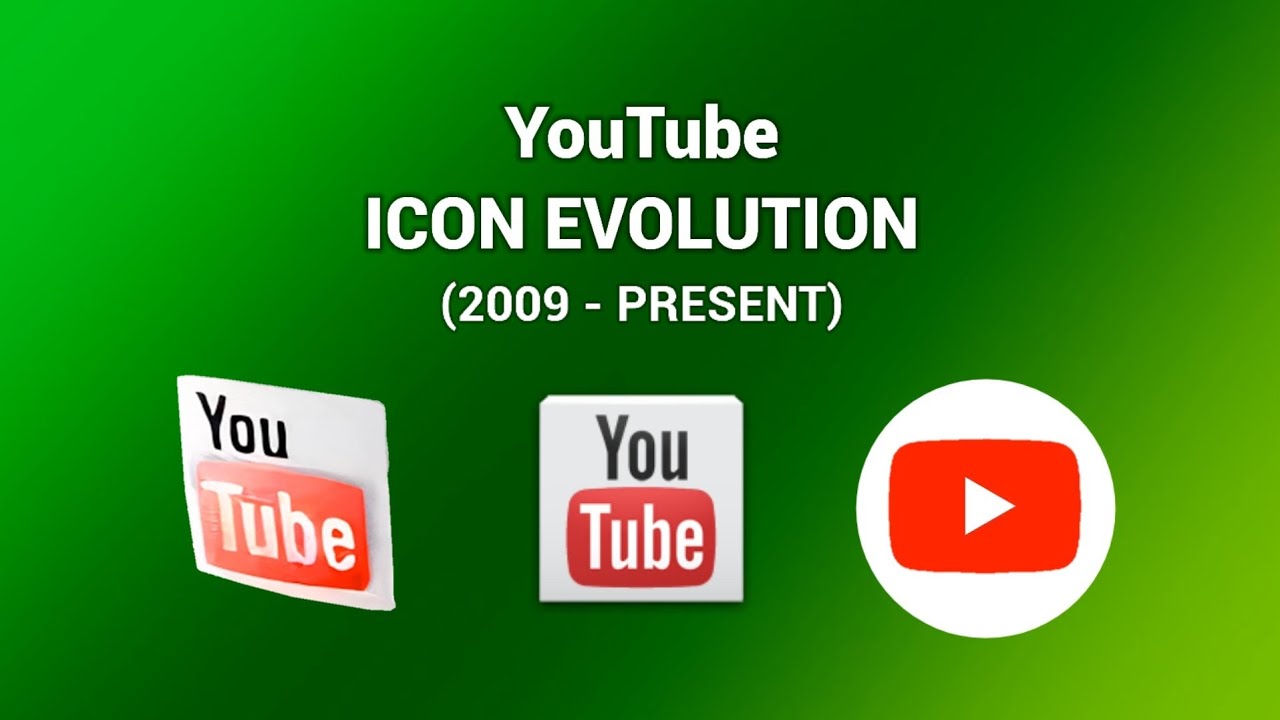 YouTube Icon Evolution (2009 - PRESENT)