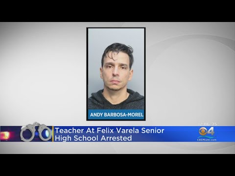Felix Varela Spanish Teacher Accused Of Acting Inappropriately With Female Student
