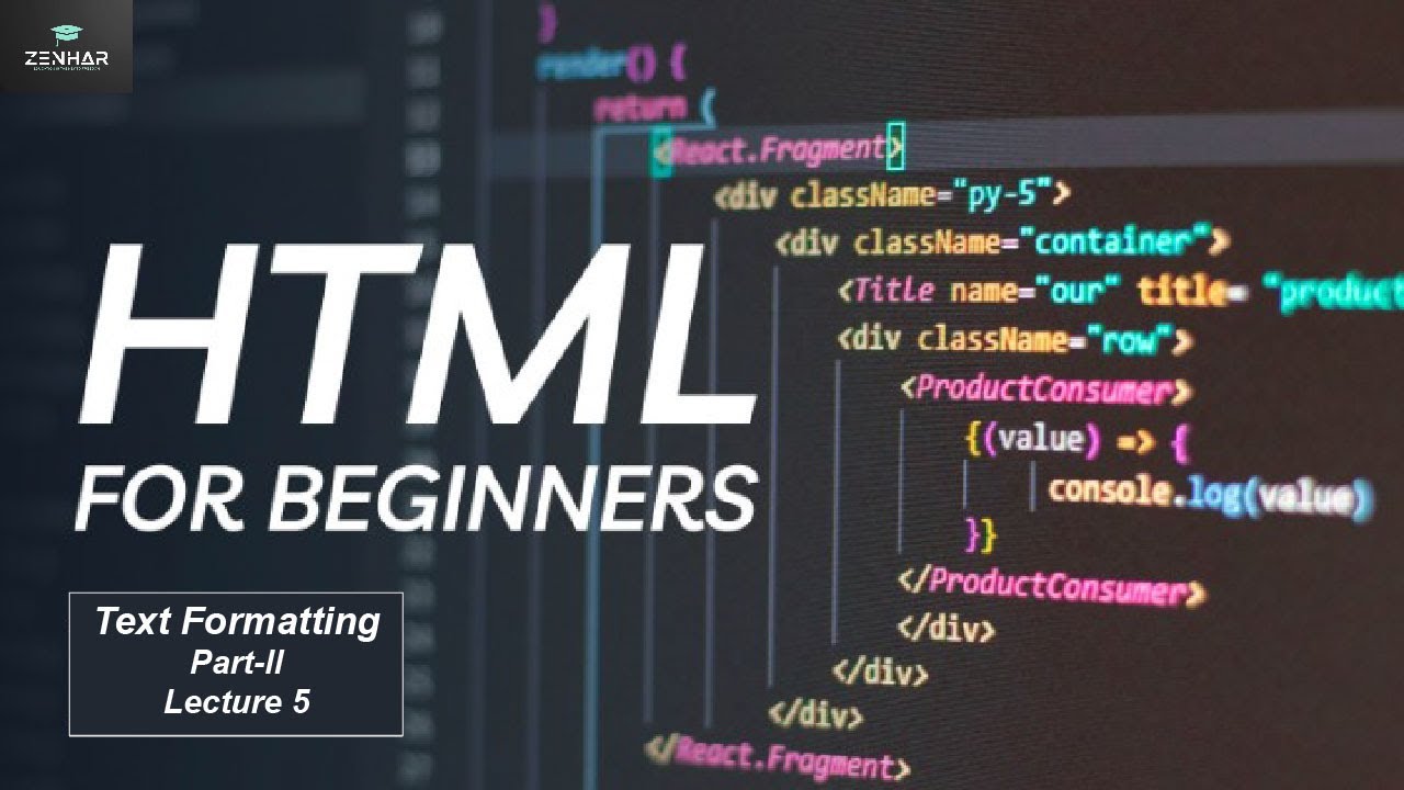 Text Formatting Tags in HTML Part-2 | HTML Tutorial for Beginners