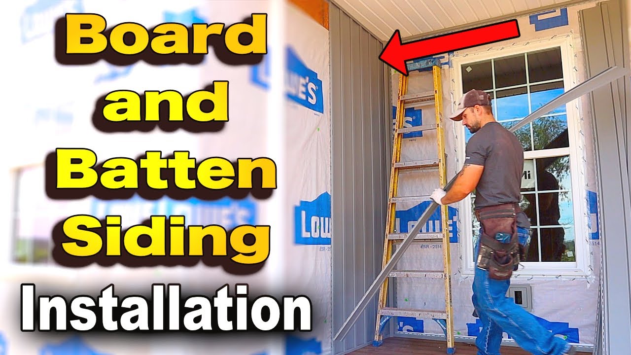 How To Install Board And Batten Vertical Vinyl Siding