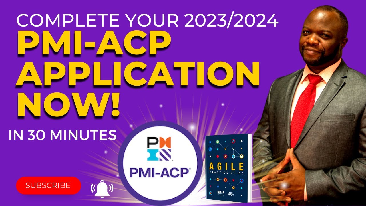 Complete Your PMI-ACP Application NOW after PMP!