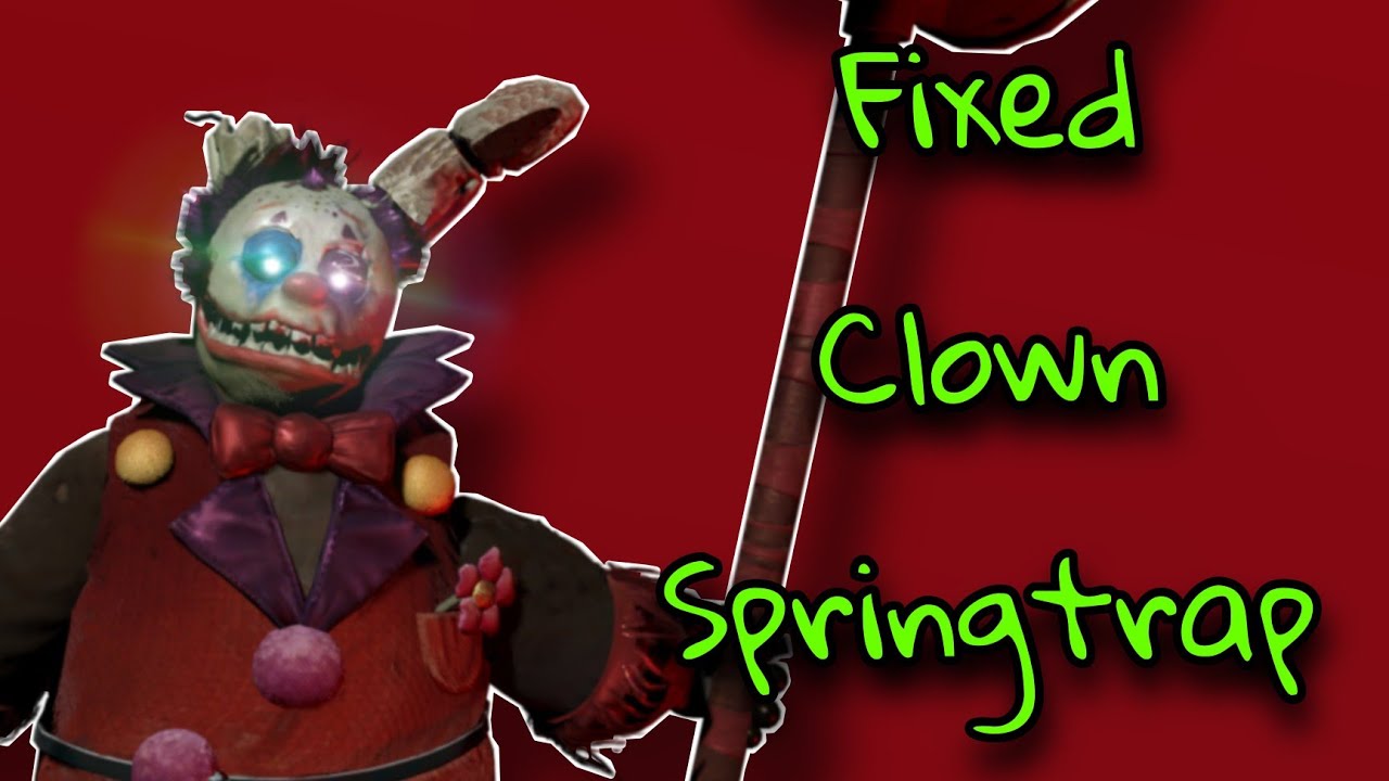 Speed edit | Making Fixed Clown Springtrap!