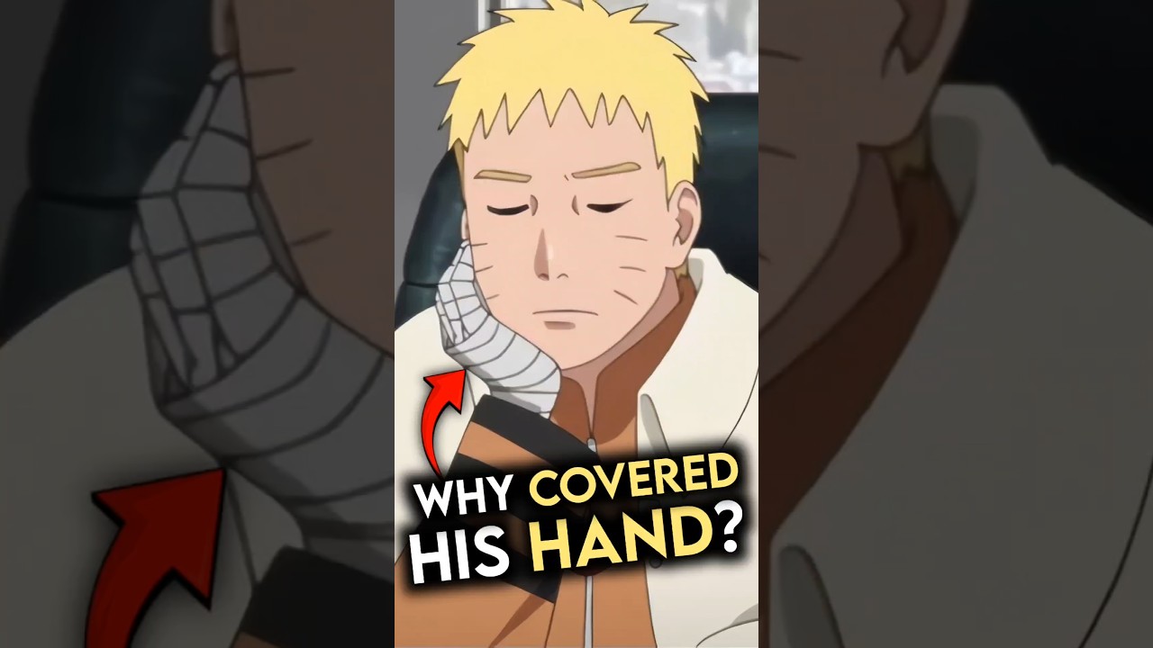 Why Does Naruto Always Keep Covered His Right Arm in the series!
