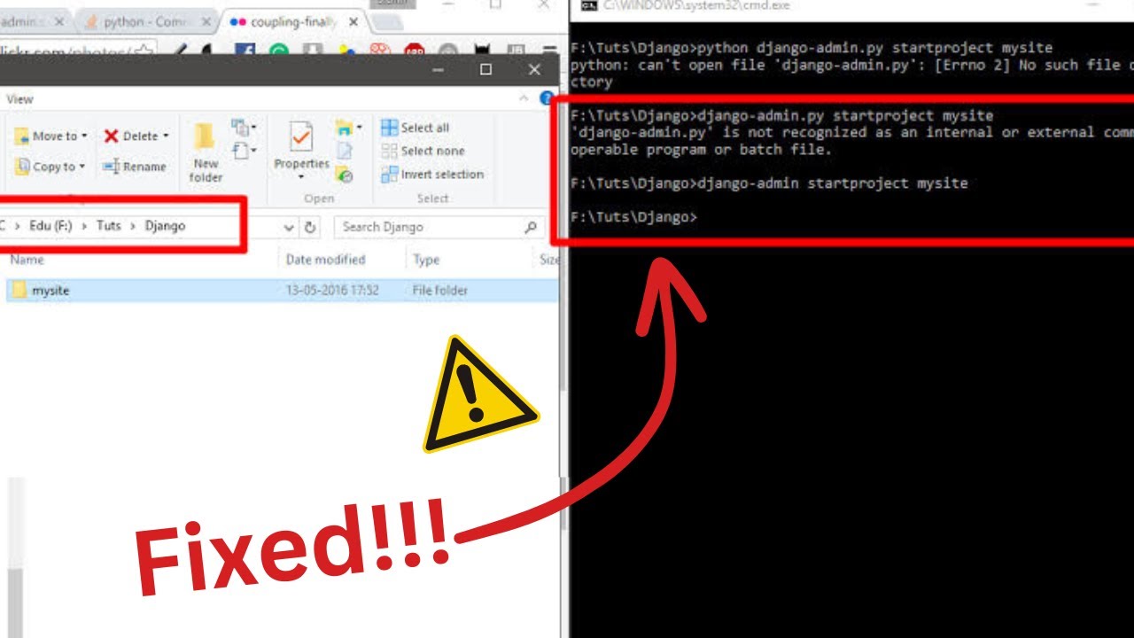 [Fixed] django-admin problem!!! | Install Complete Django 2023