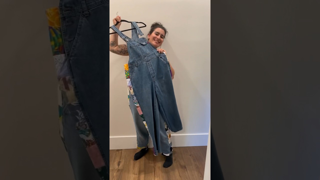 Custom Overalls #sustainablefashion #zerowaste