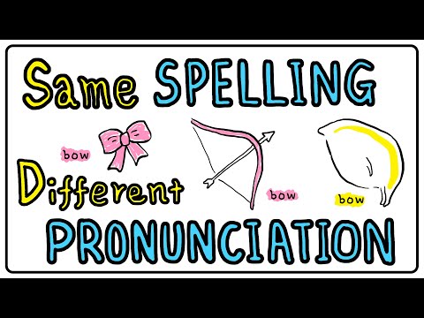 Spelled the SAME, Pronounced DIFFERENTLY | The Word “BOW”