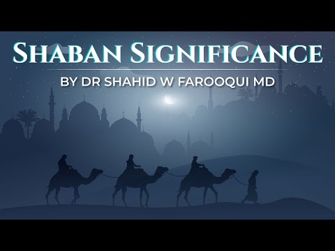 Significance of Shaban in Islam explained by Dr Shahid Farooqui