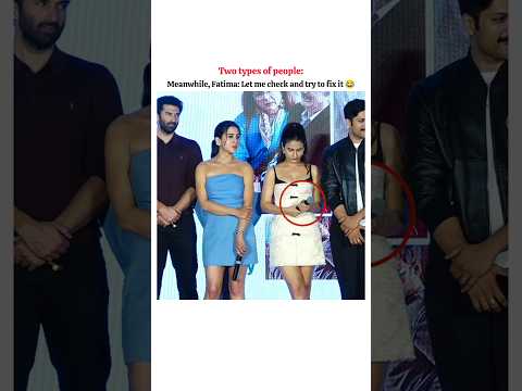 two types of people 😂 #adityaroykapoor #fatimasanashaikh #shortfeed #shorts #relatable