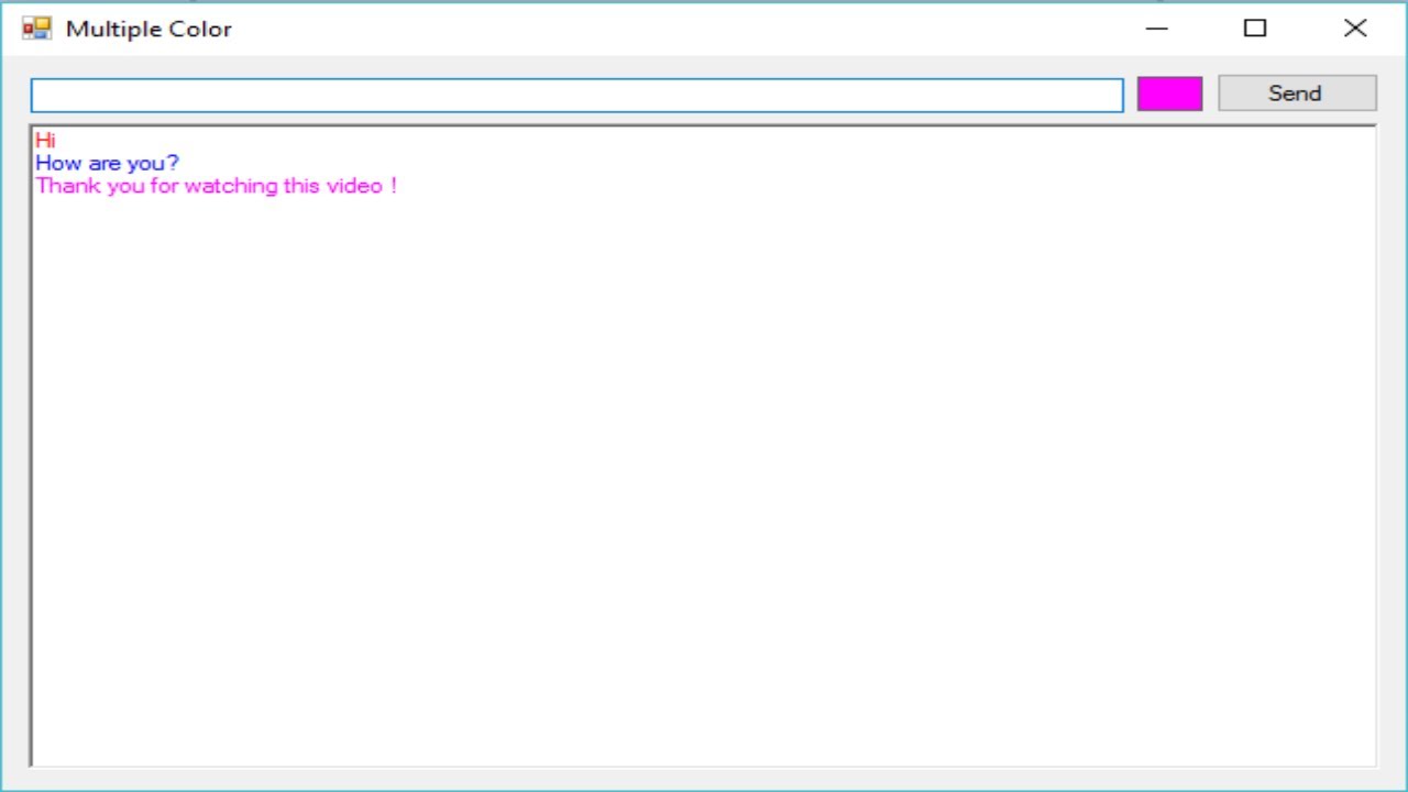 C# Tutorial - Multiple Color In RichTextBox | FoxLearn