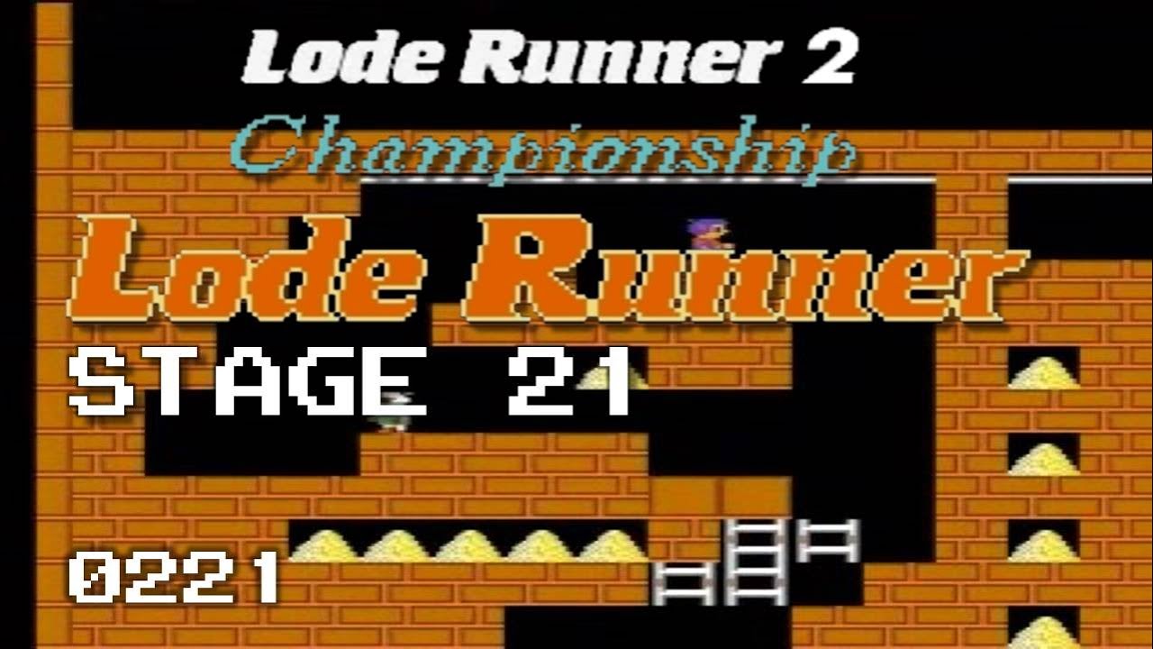 Lode Runner 2 - Stage 21 [0221]