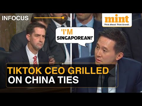Tiktok CEO Grilled Over China Ties By US Senator, Repeats He's ...