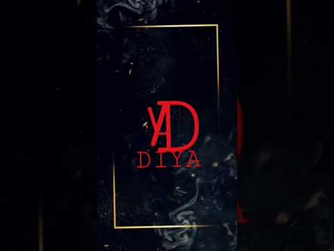 My first art $ Logo name DIYA ๐ฑ comment your names ๐๏ธ#shorts #viral #logo #name #youtube