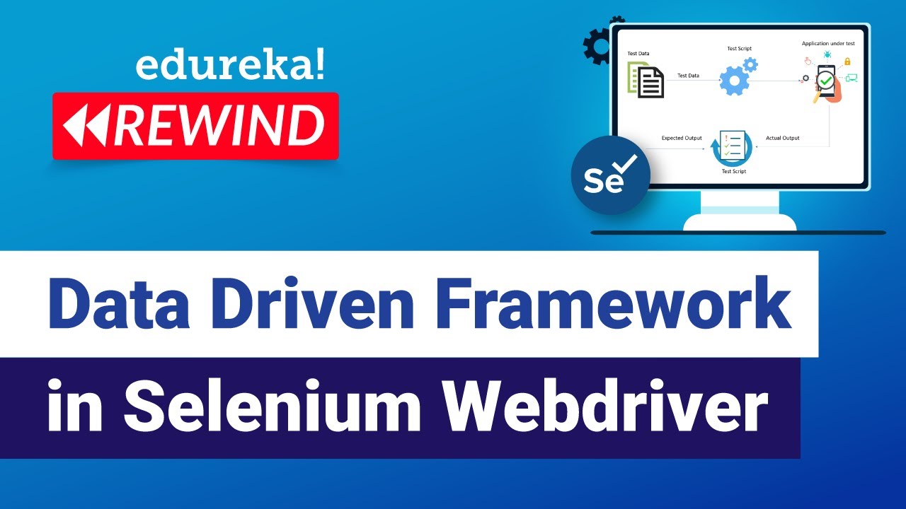 Data Driven Framework In Selenium Webdriver| Data Driven Testing | Selenium | Edureka Rewind - 4