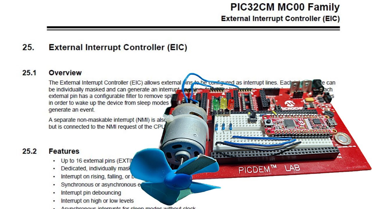 External Interrupts basics on PIC32 with Harmony v3