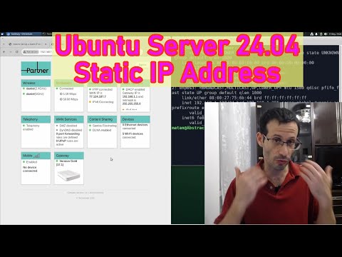 How to set static IP in Ubuntu Server 24.04