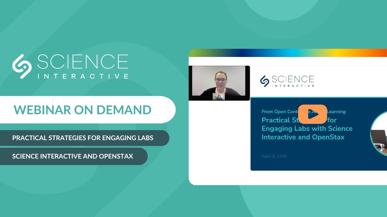[WEBINAR REPLAY] From Open Content to Active Learning | Science Interactive - OpenStax | April 2026