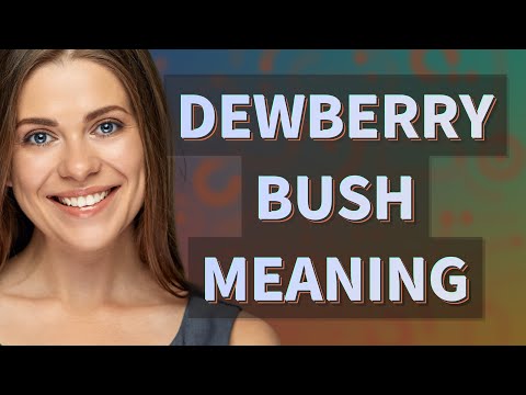 Dewberry bush | meaning of Dewberry bush